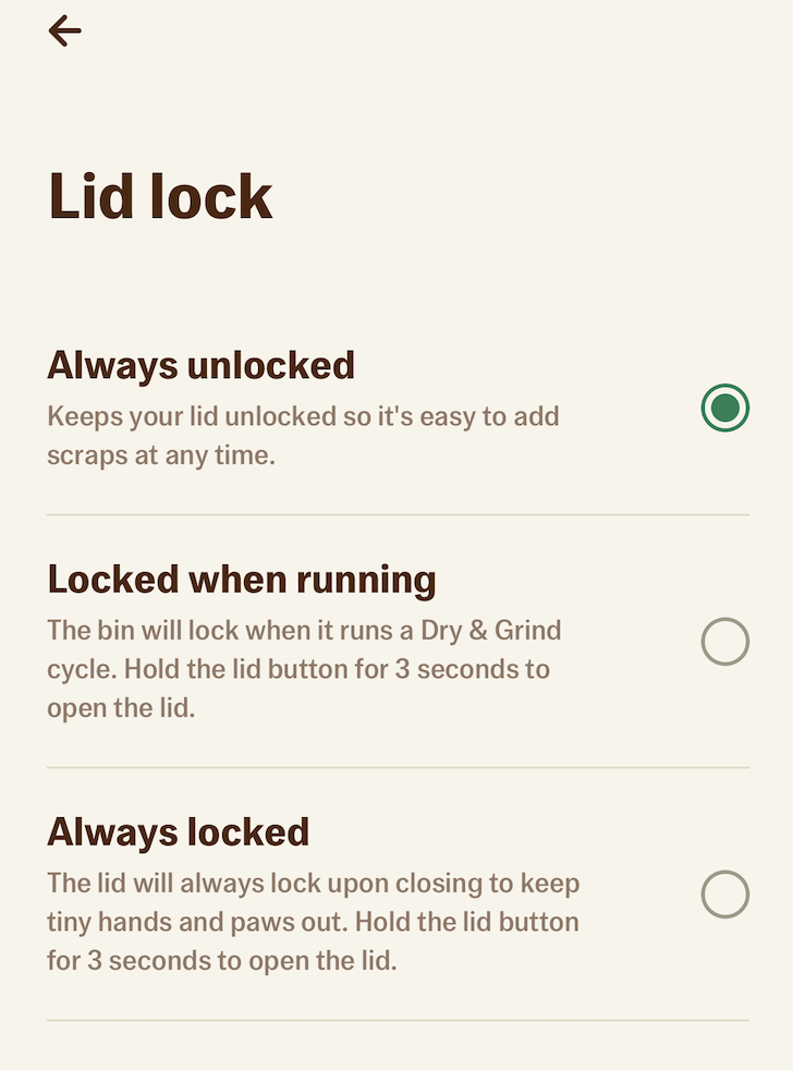 How to use the lid button & lock – Mill Support